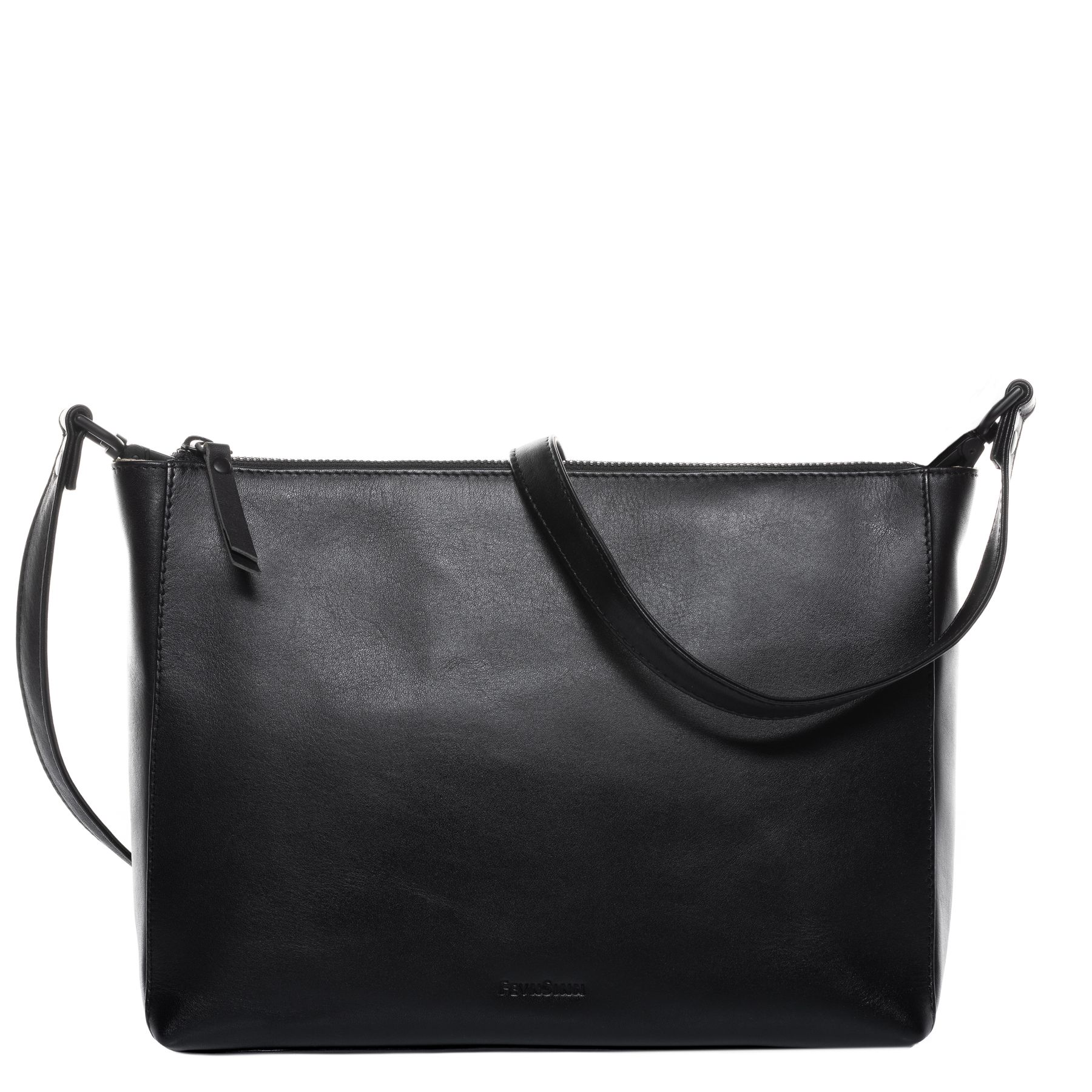 FEYNSINN Clutch Leather JEMMA black shoulder bag